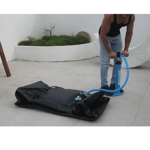 Buy Inflatable Hydromassage Drop Stitch Pvc Pool With Cold Plunge ...