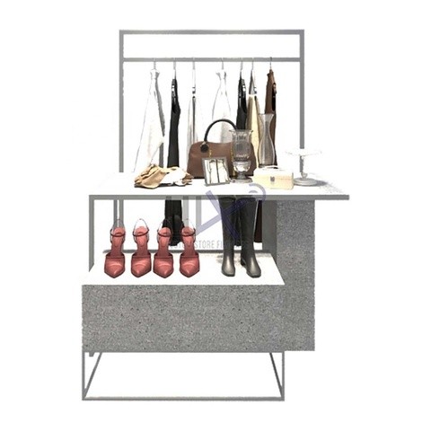 Buy Lux Wall Mounted Shelves Interior Design Garment Display Rack ...