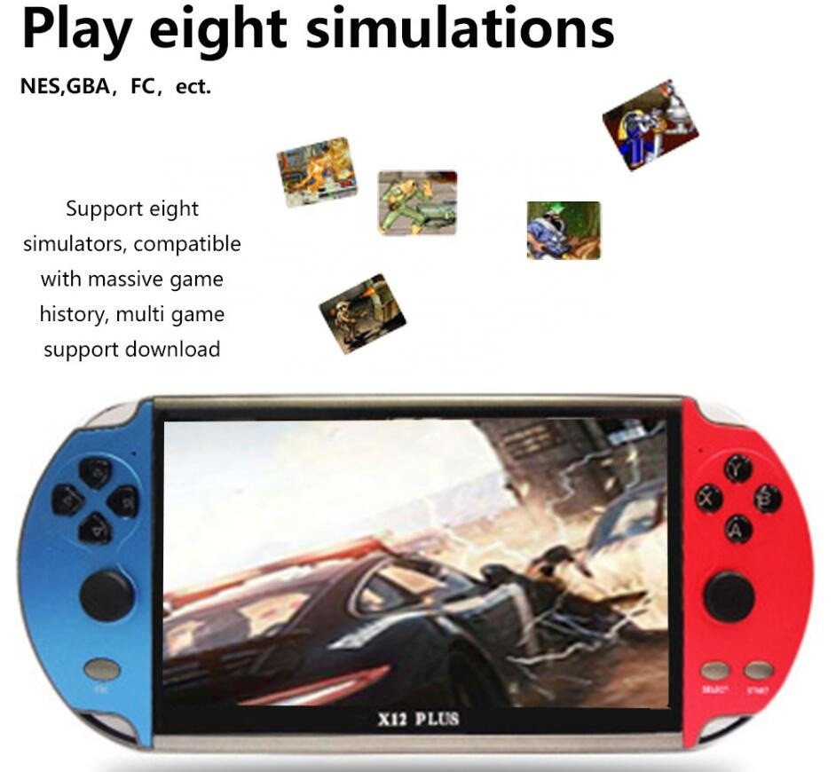 Buy M1 X12 Plus 7 Inch 128 Bits Handheld Game Player Retro Video Game ...