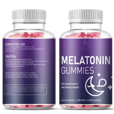 Buy Melatonin Sleep Aid Gummies - Night Time Supplement, Gmp Certified ...