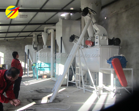 Buy Mini Cattle Feed Mill Plant Chicken Feed Pellet Production Line ...