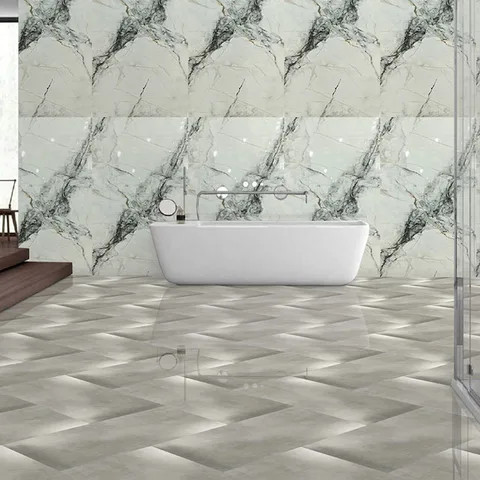 Buy Modern 60x120cm Polished Glazed Porcelain Tiles Matte Finish Marble ...