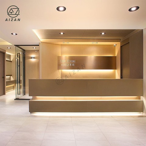 Buy Modern Design Acrylic Elegant Reception Desk Cheap Salon Reception ...