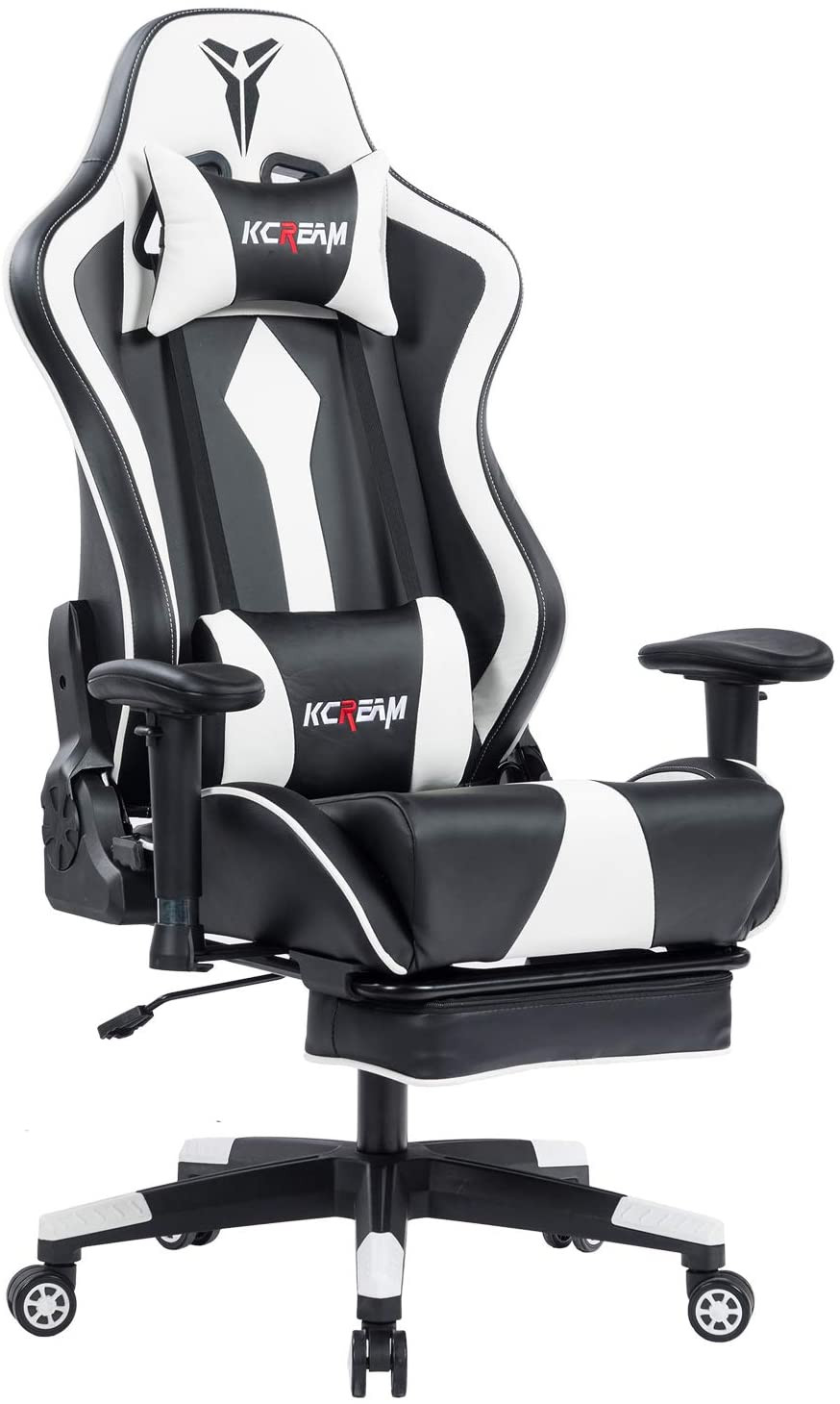 Buy Modern High Back Gaming Chair Swivel Leather Game Chair Blue And ...