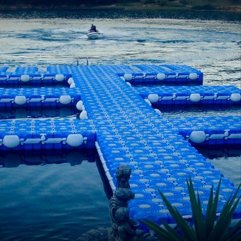 Buy Plastic Pontoon Floating Bridge Easy Assembly Floating Module Dock ...