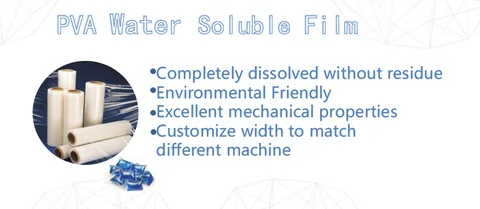 Buy Polyvinyl Alcohol Pva Water Soluble Film For Cleaning Packaging ...