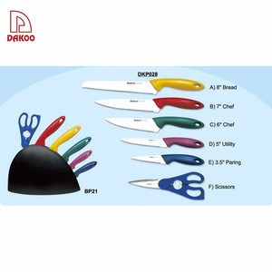 Buy Pp Handle Kitchen Knife Set In Block from Yangjiang DAKOO ...