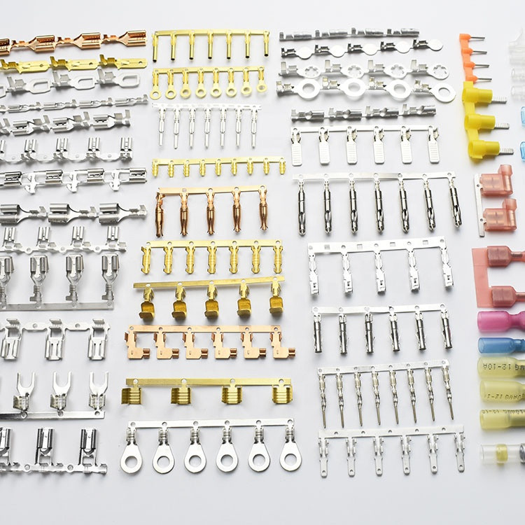 Buy Qwt Male Spade Terminals Uninsulated Crimp Electrical Wire ...
