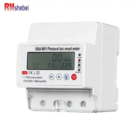 Buy Rmshebei 100a Smart Tuya Wifi Mcb Multifunction Lcd 4p Circuit ...