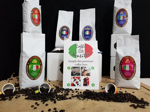 Buy Roasted Coffee Beans Packaging Made In Italy Gourmet Coffee Natural ...
