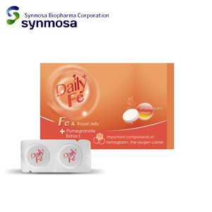 Buy Royal Jelly Pomegranate Iron Effervescent Tablet from SYNMOSA ...