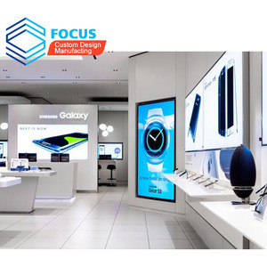 Buy Samsung White Laminate Display Counter Mobile Shop Display Showcase ...