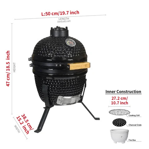 Buy Seb Mini Portable 13 Inch China Outdoor Cordieriet Keramische ...