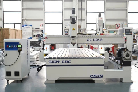 Buy Sign 1325 4*8ft 3 Axis 4 Axis Wood Router With Rotary Device For ...