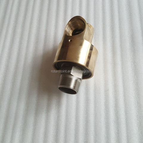 Buy Single Flow 1" Npt Pipe Fitting Swivel Joint Rotating Water Union ...