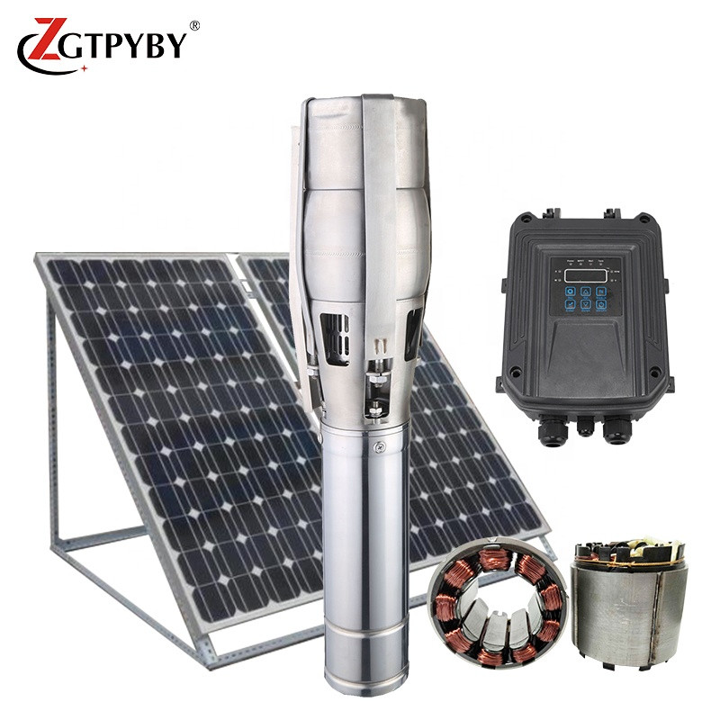Buy Solar Well Pump System 300m Water Head Submersible Solar Pump 380v ...