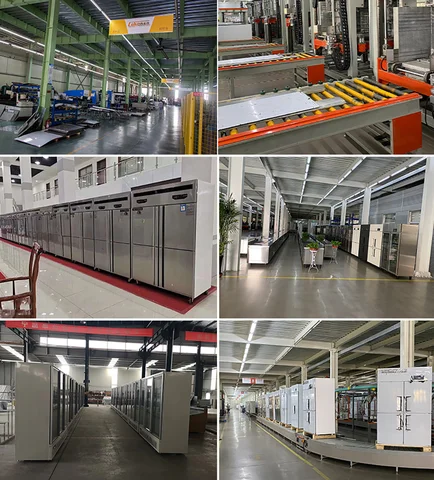 Buy Stainless Steel Freezer Restaurant Refrigerator 4 Doors ...