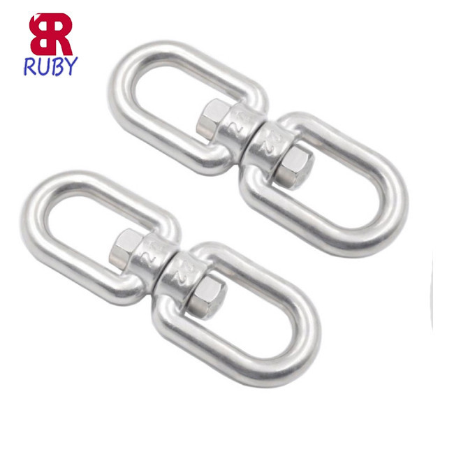 Buy Steel Swivelling Ring For Rigging / Doyble Swivel Rings from ...