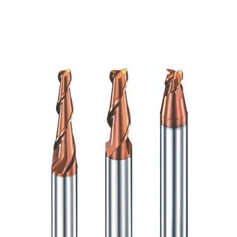 Buy Tungsten Steel Taper Milling Cutter High Hard Flat End Mill Alloy ...