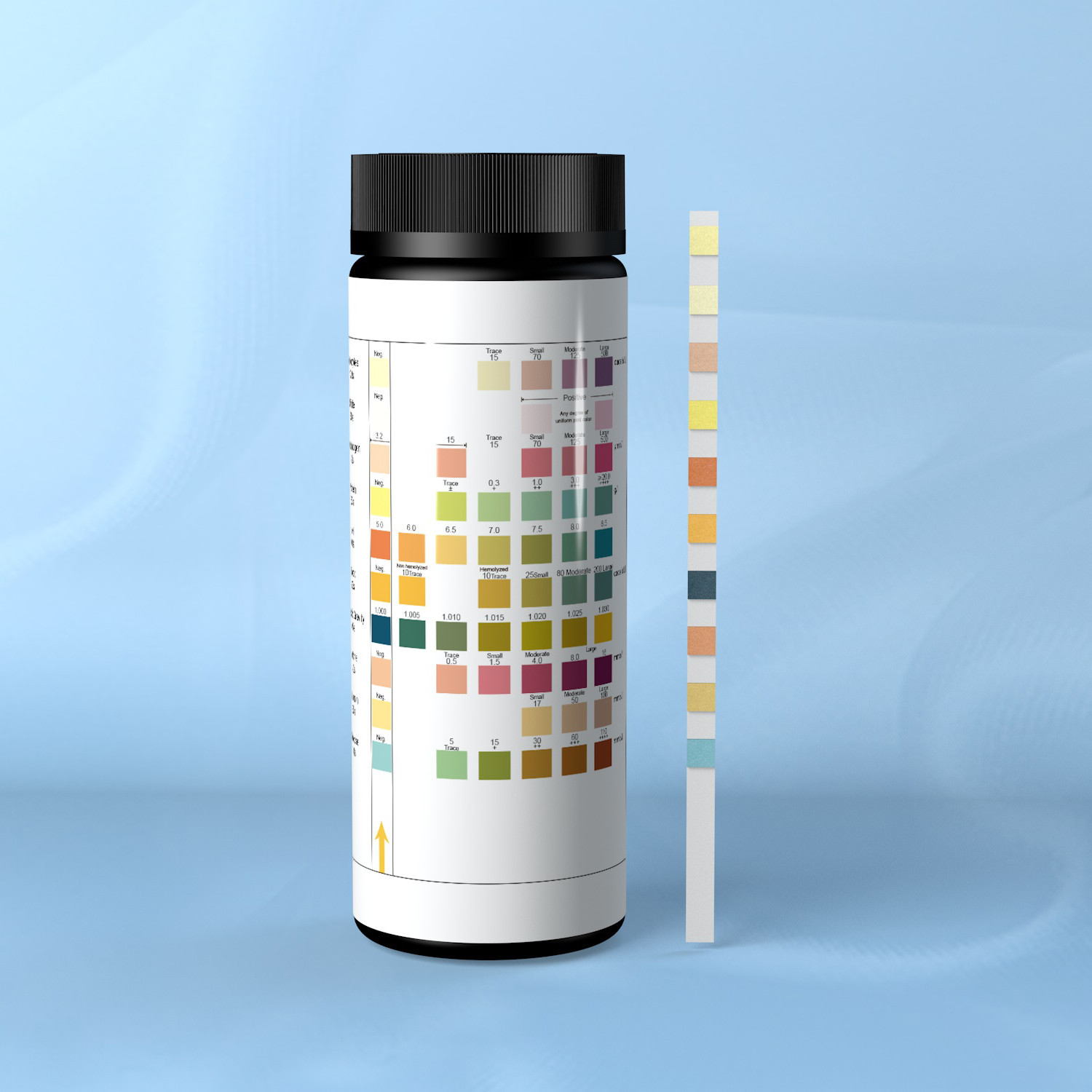 Buy Urine Test Strips Color Chart Urine Test 10 Parameters Paper from ...