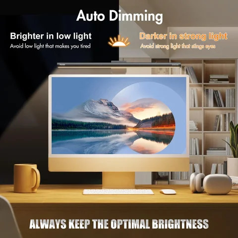 Buy Usb Powered Computer Curved Monitor Screen Lamp Hanging Light Bar ...