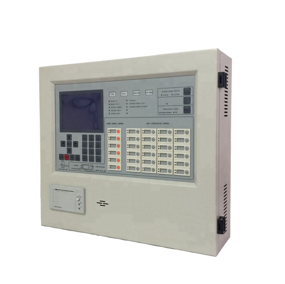 Buy Wall-mounted Addressable Fire Alarm Control Panel Fw6000 With Max ...