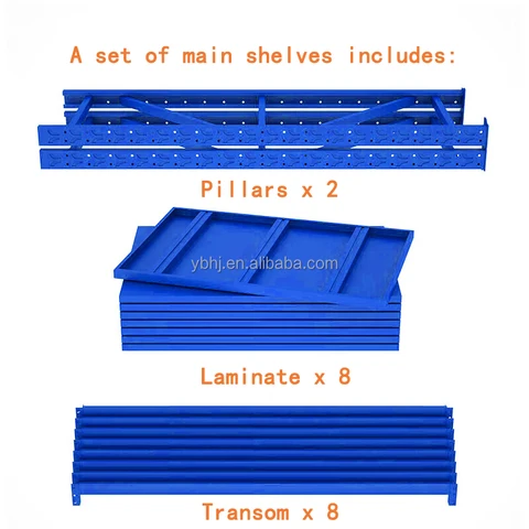 Buy Warehouse Shelf Storages Rack 200kg Loading Bearing Metal Storage ...