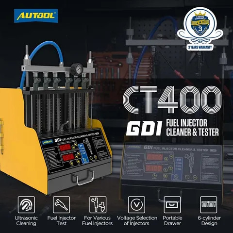Buy Wholesale Autool Ct400 Fuel Injector 6-cylinder Gdi Cleaner Tester ...