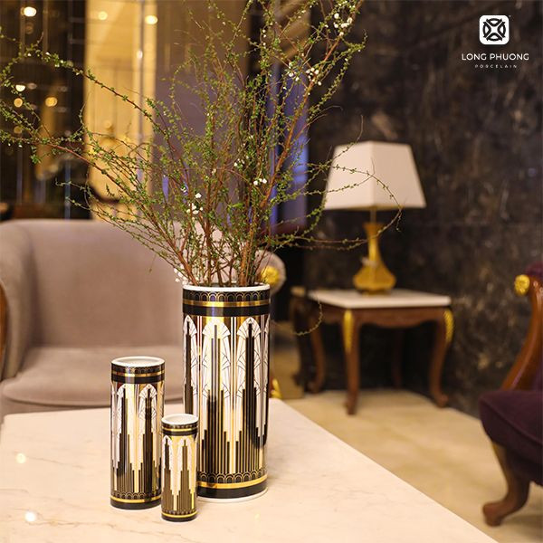 Buy Kim Lai Flower Vase – 13-20-30 Cm – Art Deco Gold Plated from Long ...