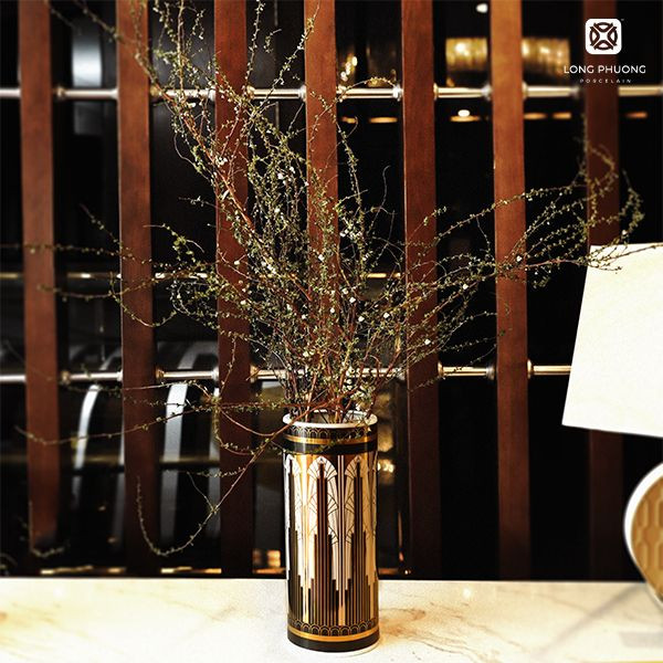Buy Kim Lai Flower Vase – 13-20-30 Cm – Art Deco Gold Plated from Long ...
