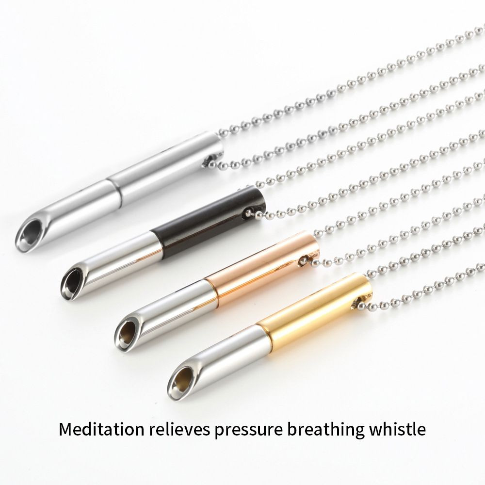 Buy Meditation Mindfulness Regulating Breathing Color Matching Necklace ...