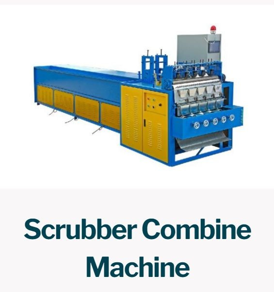 Buy Combined Scrubber Making Machine from Hengyu India Cleaning ...