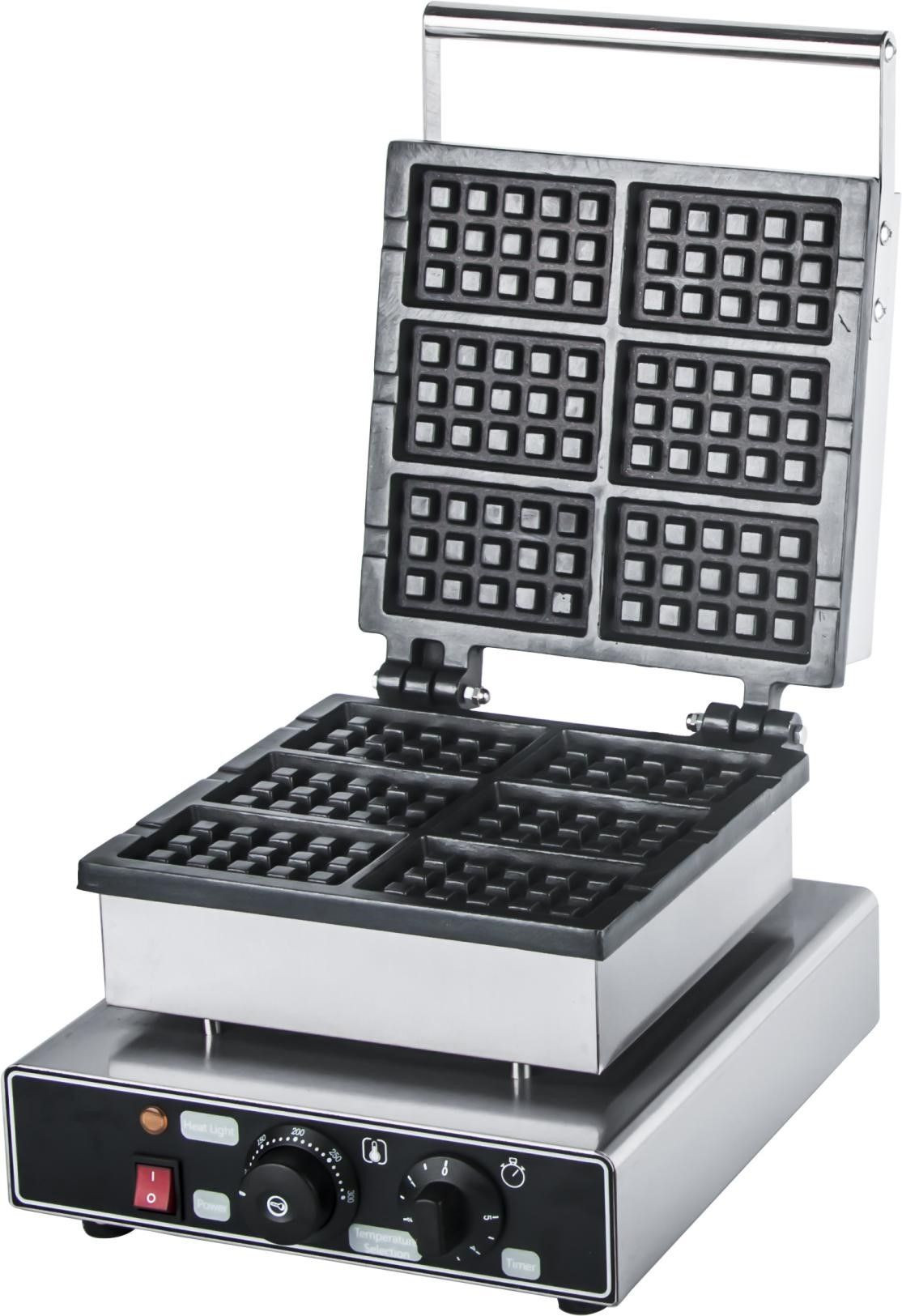 Buy Large Six-piece Square Waffle Machine from Guangzhou Yongzhuo ...