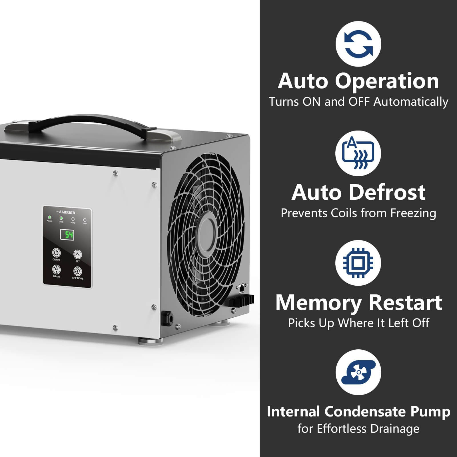Buy Alorair® Sentinel Hd35p Crawl Space Dehumidifier 70 Pint from ...