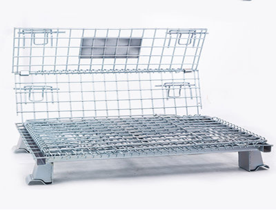 Buy Collapsible Stackable Wire Containers/wire Baskets/mesh Storage ...