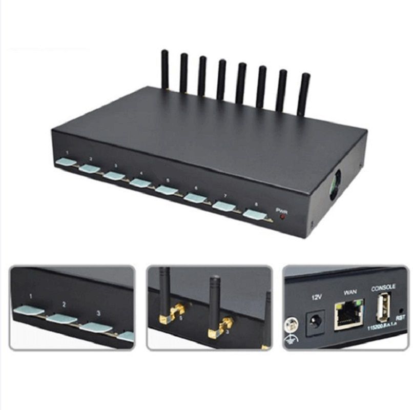 Buy 4g Gsm 8 Ports 8 Sim Slots Goip Gateway Voip Sms Gateway Support ...