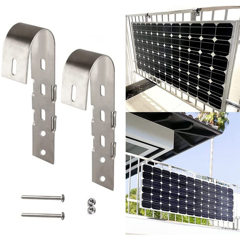 Buy Balcony Solar Mount J Hook Balcony Solar Panel Bracket Hook Solar ...