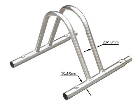 Buy 1 Frame Bike Stand Galvanized Steel Bicycle Outdoor Floor Parking ...