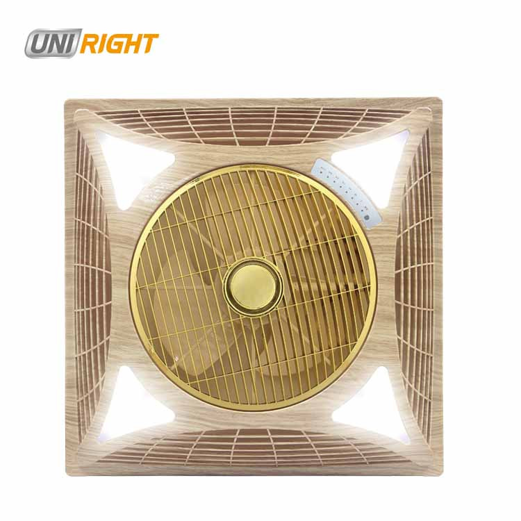 Buy 14" Square False Ceiling Mount Box Fan With Light And Remote ...