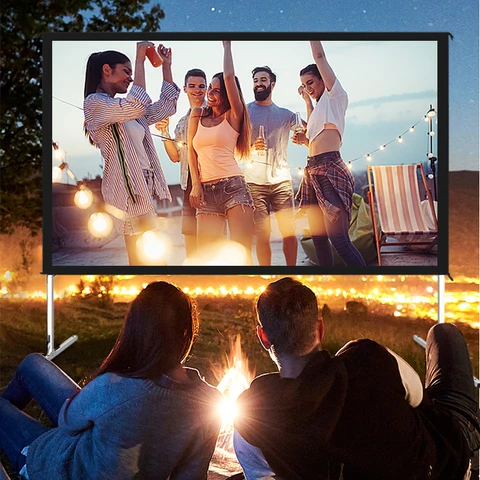 Buy 200 Inch Fast Fold Screen 4k 16:9 Cheap Projector Screen Outdoor ...