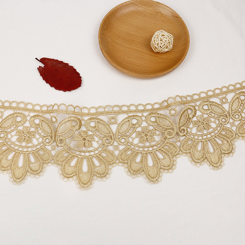 Buy 2021 Luxury African Gold Wax Lace Trim Newest Fashion Nigeria ...