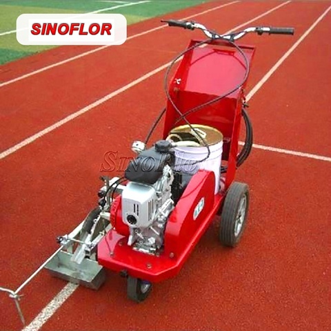 Buy 2.2kw Power White Line Marking Machine For Race Running Track ...