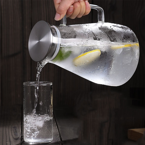 Buy 250ml Borosilicate Beer Water Mini Clear Pyrex Glass Pitcher With ...