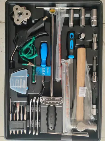 Buy 7 Drawer Tool Trolley And 5 Layer With 323 Pcs Crv Durable Tool ...