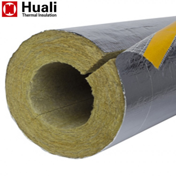 Buy Astm Rock Wool Steam Pipe Insulation, Mineral Rock Wool Pipe Cover ...
