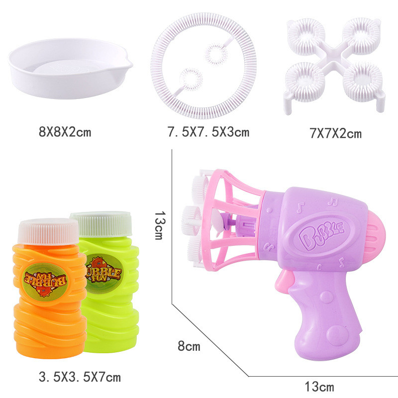 Buy Bubble Shooter Blower Electric Fan Bubble Gun Toy from Suqian ...