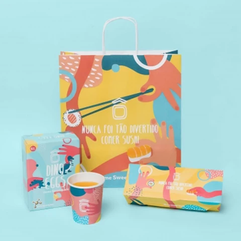 Buy Cardboard Food Takeout Square Containers Carry Out Packaging ...