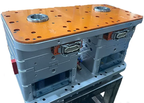 Buy China Multi Color Plastic Injection Moulding Machine 2-color Mould ...