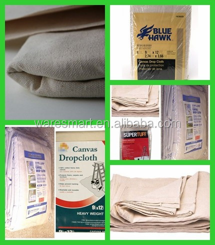 Buy Cotton Canvas Drop Cloth Water Proof Polycoated Drop Cloth from ...