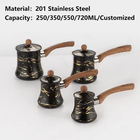 Buy Customized Coffee Pot Stainless Steel 250ml 350ml 550ml 720ml Small ...